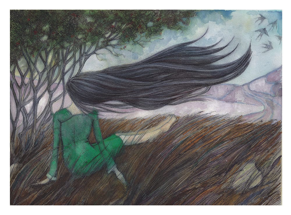 The Wind Blows by Catherine Patrickson print - at The Russell Gallery