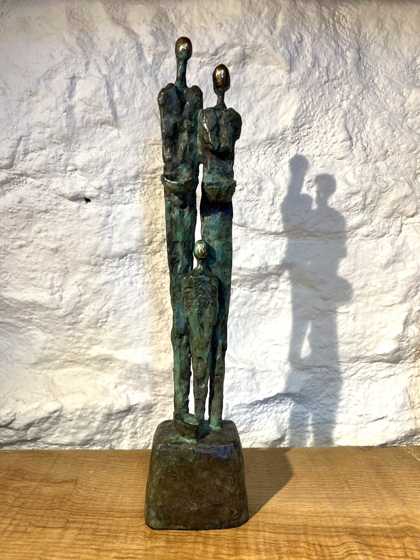 ‘Famine Family ’ - bronze sculpture by Padraic Reaney at The Russell ...