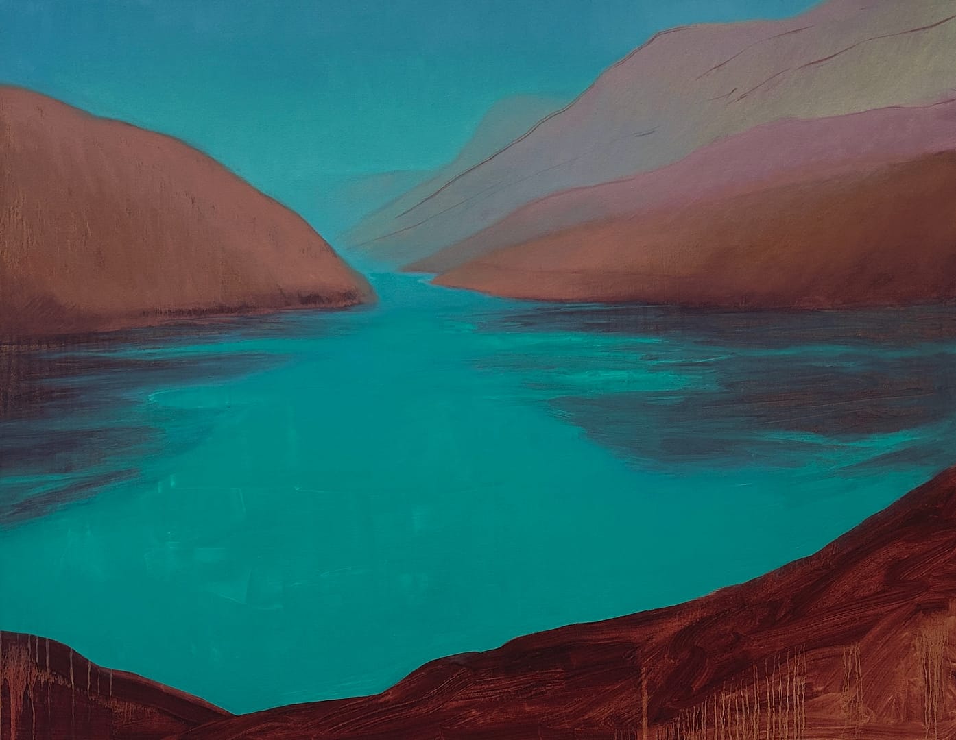 'Killary, Connemara' painting by Tiffani Love - at The Russell Gallery