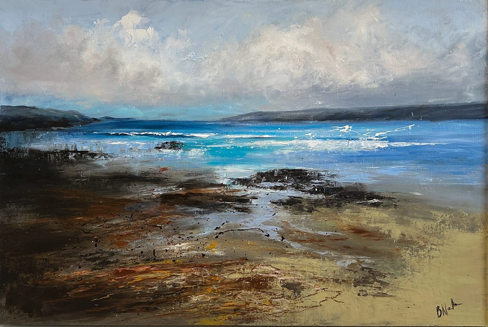 ‘Kinard Beach, Dingle ’ painting by Bettina Norton at The Russell Gallery