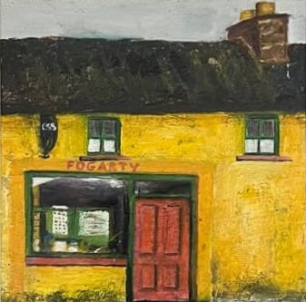 'Fogarty, Crusheen' - painting by Joyce Shee at The Russell Gallery