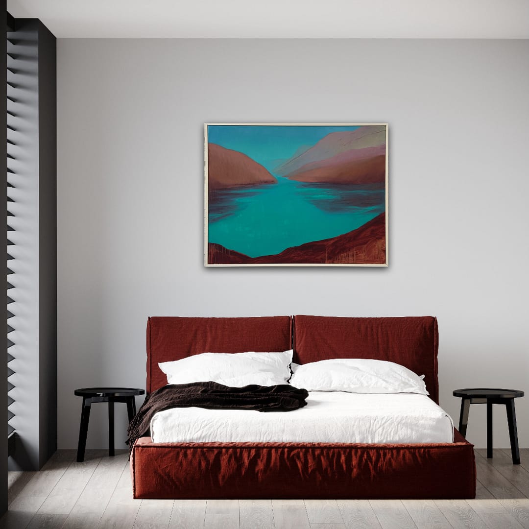 'Killary, Connemara' painting by Tiffani Love - at The Russell Gallery