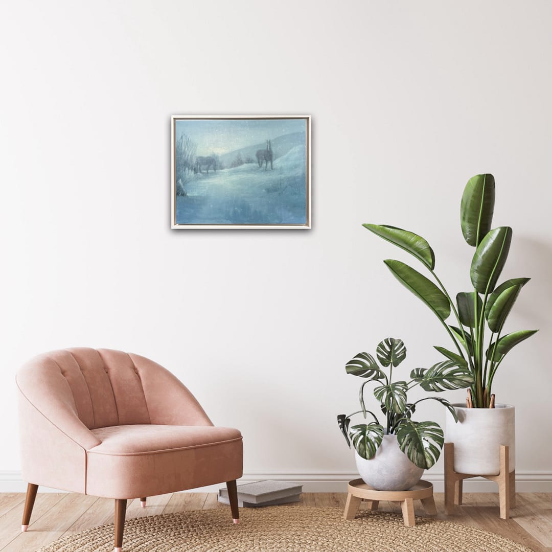 'A Coating' painting by Tiffani Love - at The Russell Gallery