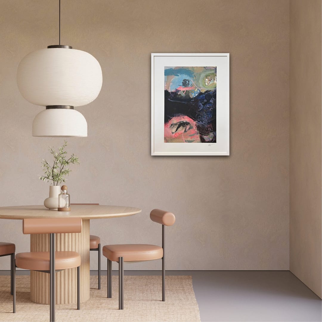 'Rockpool I' - painting by Mary Harrison at The Russell Gallery