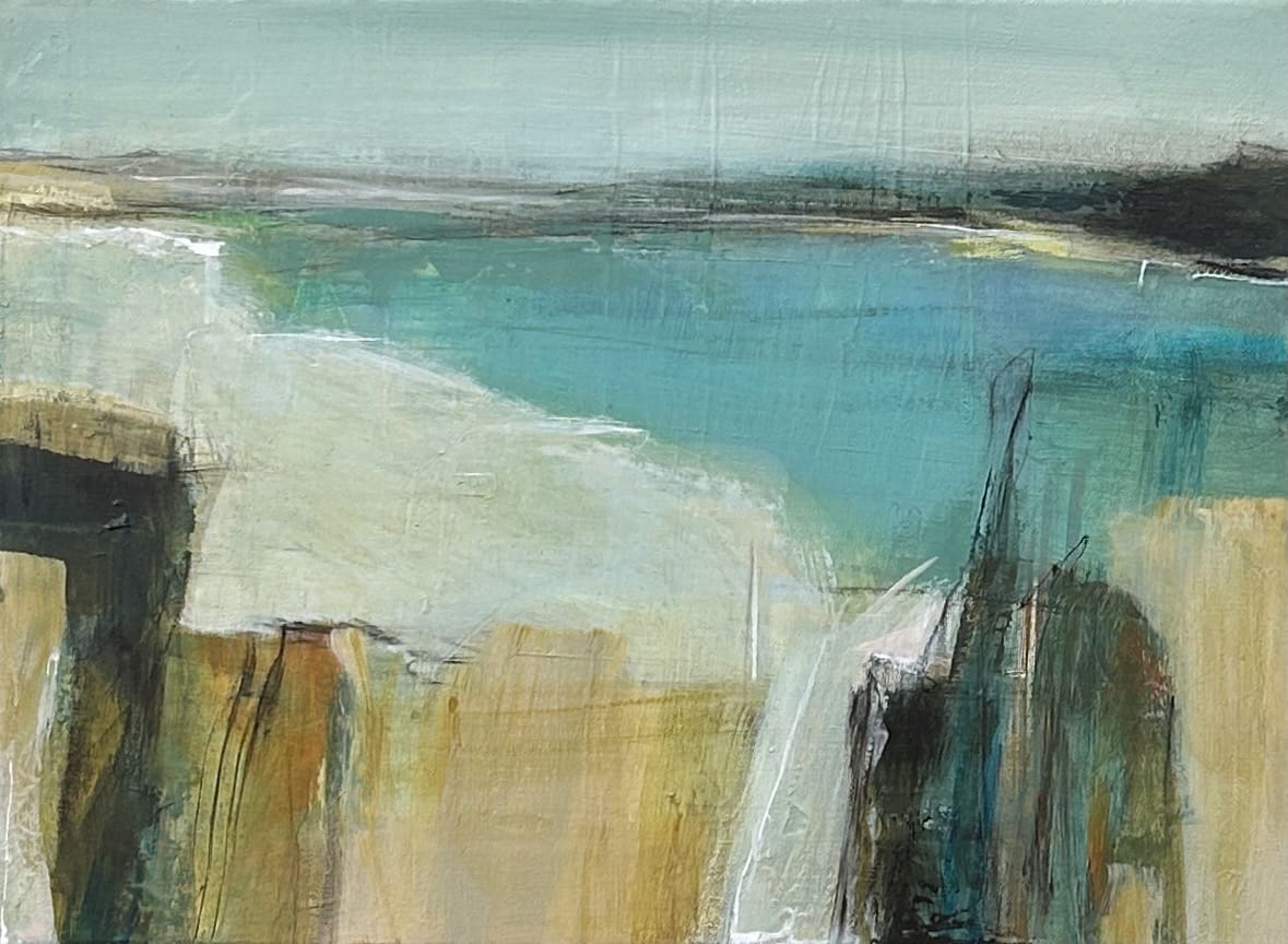 'Celestial Tide' painting by Olivia Henchy - at The Russell Gallery