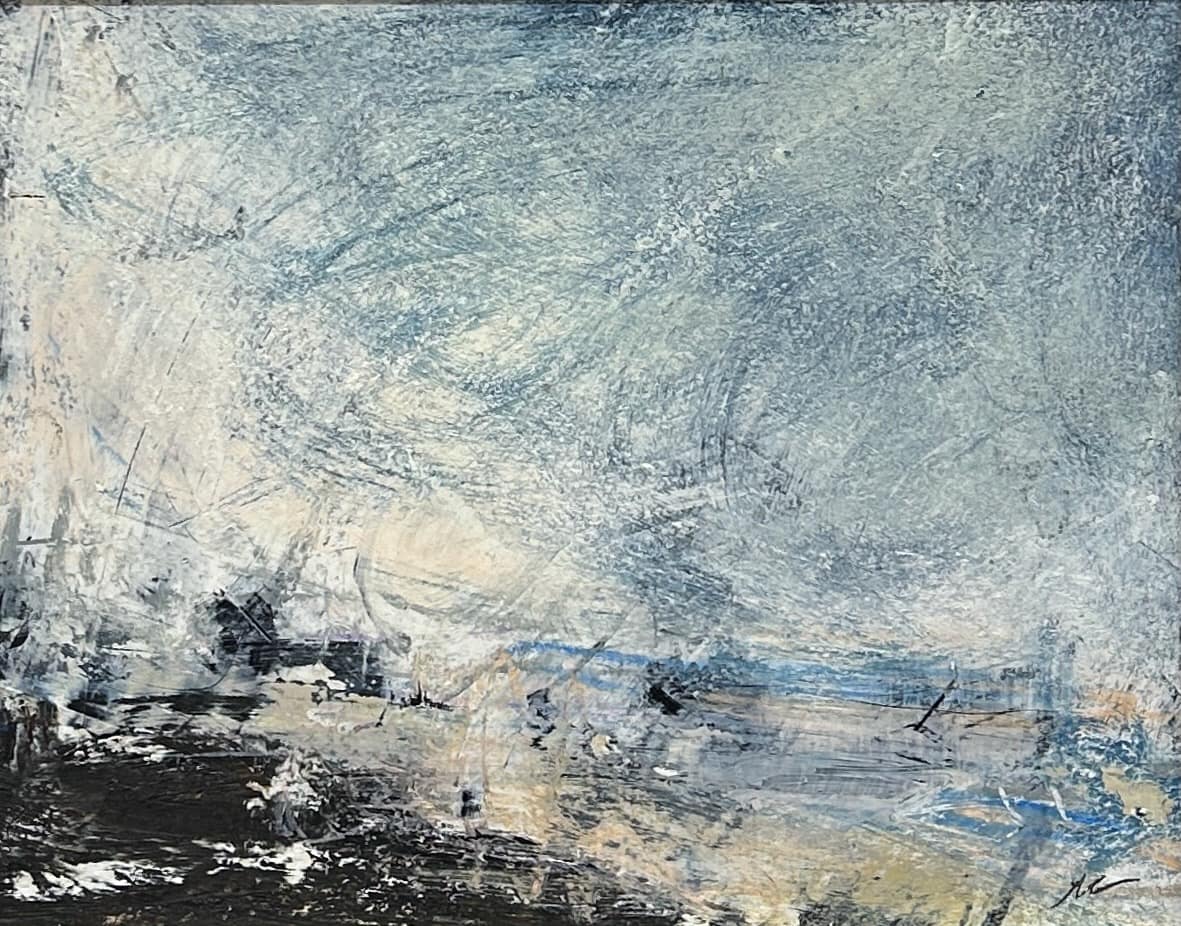 'Distant Ruins,Fading' - by Michael Hales at The Russell Gallery