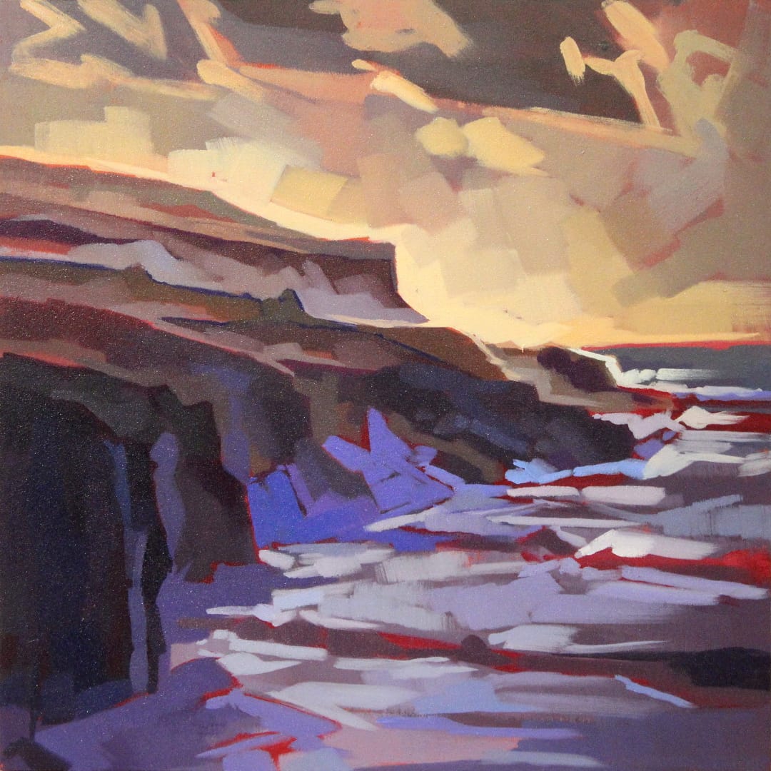 'Cliffs of Moher' - painting by Kevin Lowery at The Russell Gallery